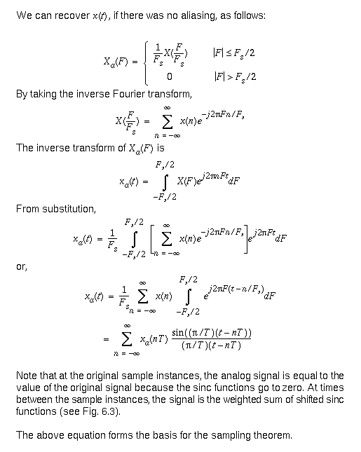 Sampling Theorem